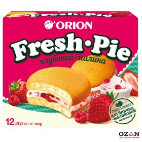 Orion Fresh Pie - Pirožny "Ýertudana-Malina" 12 sany, 300 gr